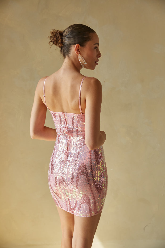 Celestine Sequin Bodycon Mini Dress • Shop American Threads Women's Trendy Online Boutique