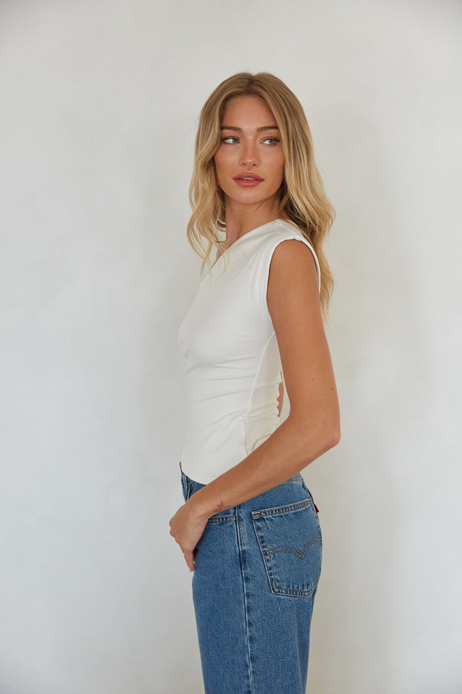 Bryce One Shoulder Top • Shop American Threads Online Boutique