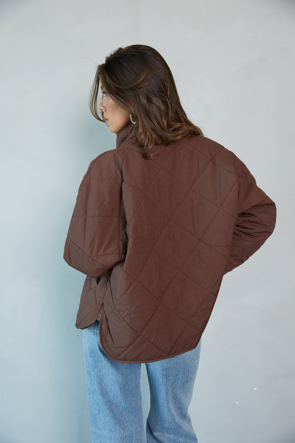 Celine Quilted Puffer Jacket • Shop American Threads Online Boutique