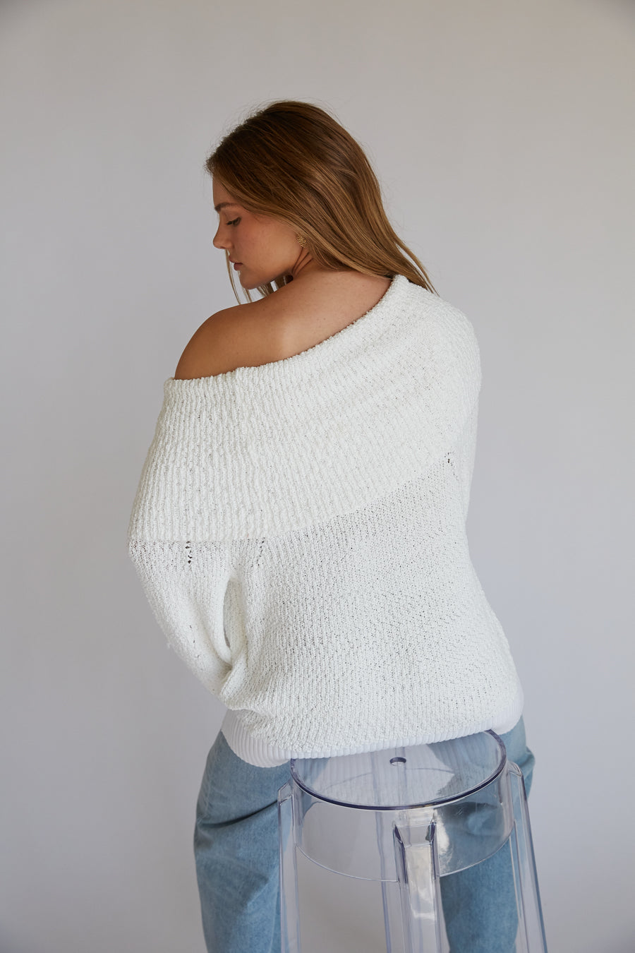 Kayla Plush Off the Shoulder Sweater | Shop American Threads Boutique