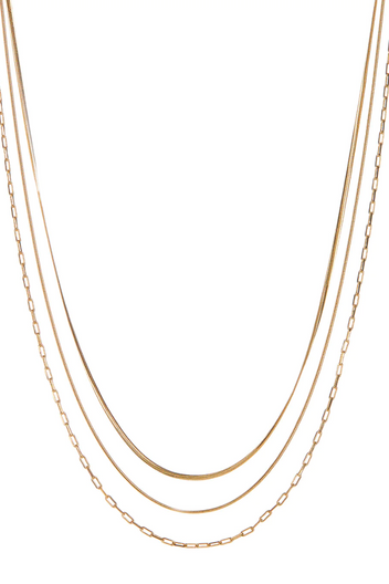 Chandon Multi Chain Charm Necklace • Shop American Threads Women's ...
