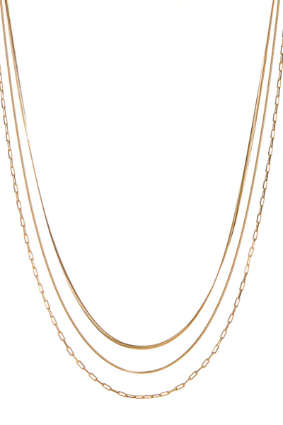 Chandon Multi Chain Charm Necklace • Shop American Threads Women's ...