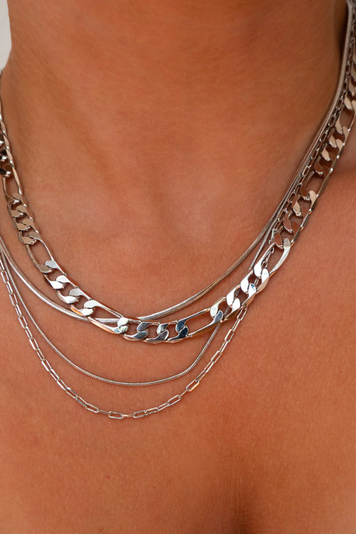 Chandon Multi Chain Charm Necklace • Shop American Threads Women's ...